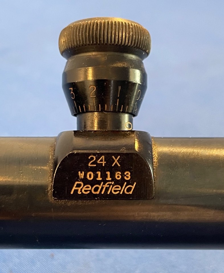 Vintage Redfield 24X Power Target Scope & Mounts | eBay