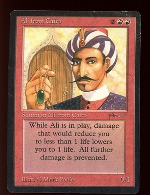 1994 Arabian Nights Ali From Cairo ~ Vintage MTG/Magic | eBay