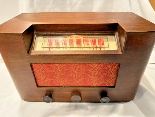 Vintage Sentinel Tube Radio, Tabletop wood, Model 293-T , 1946 | eBay