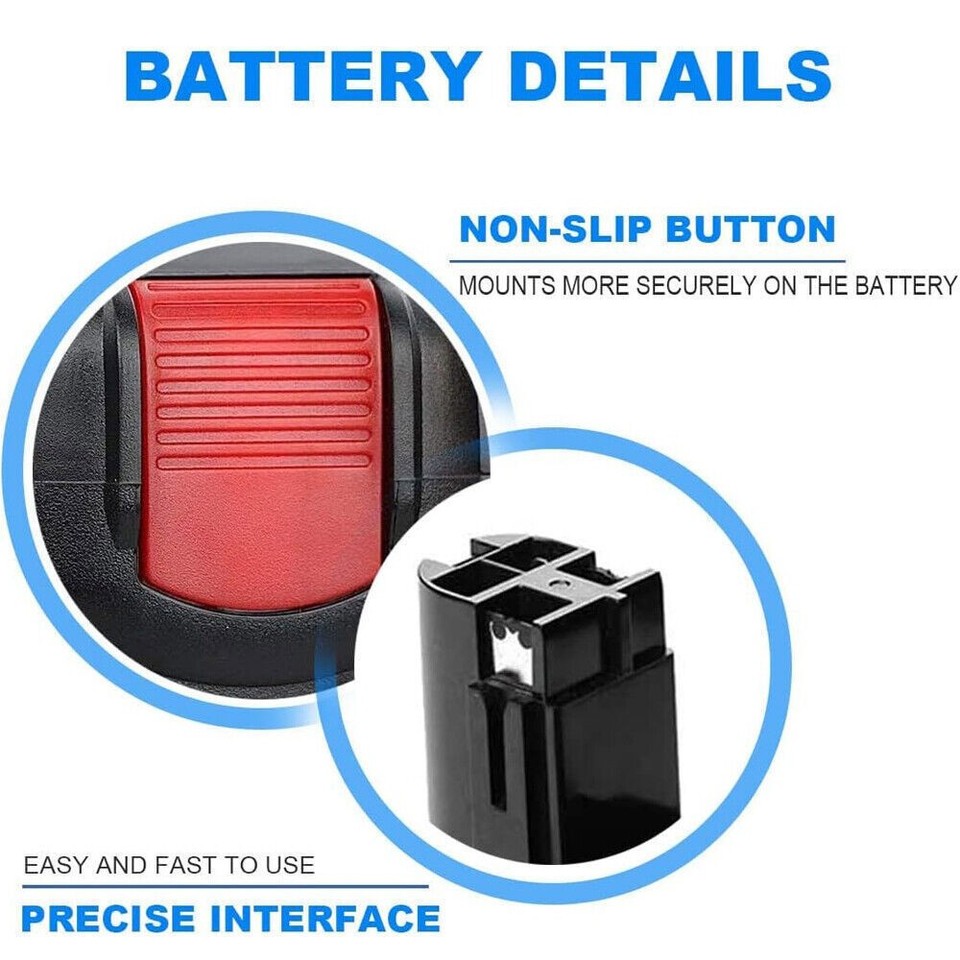 18V 4.8Ah Battery for Bosch BAT025 BAT180 18 Volt BAT181 BAT189 BAT026 ...