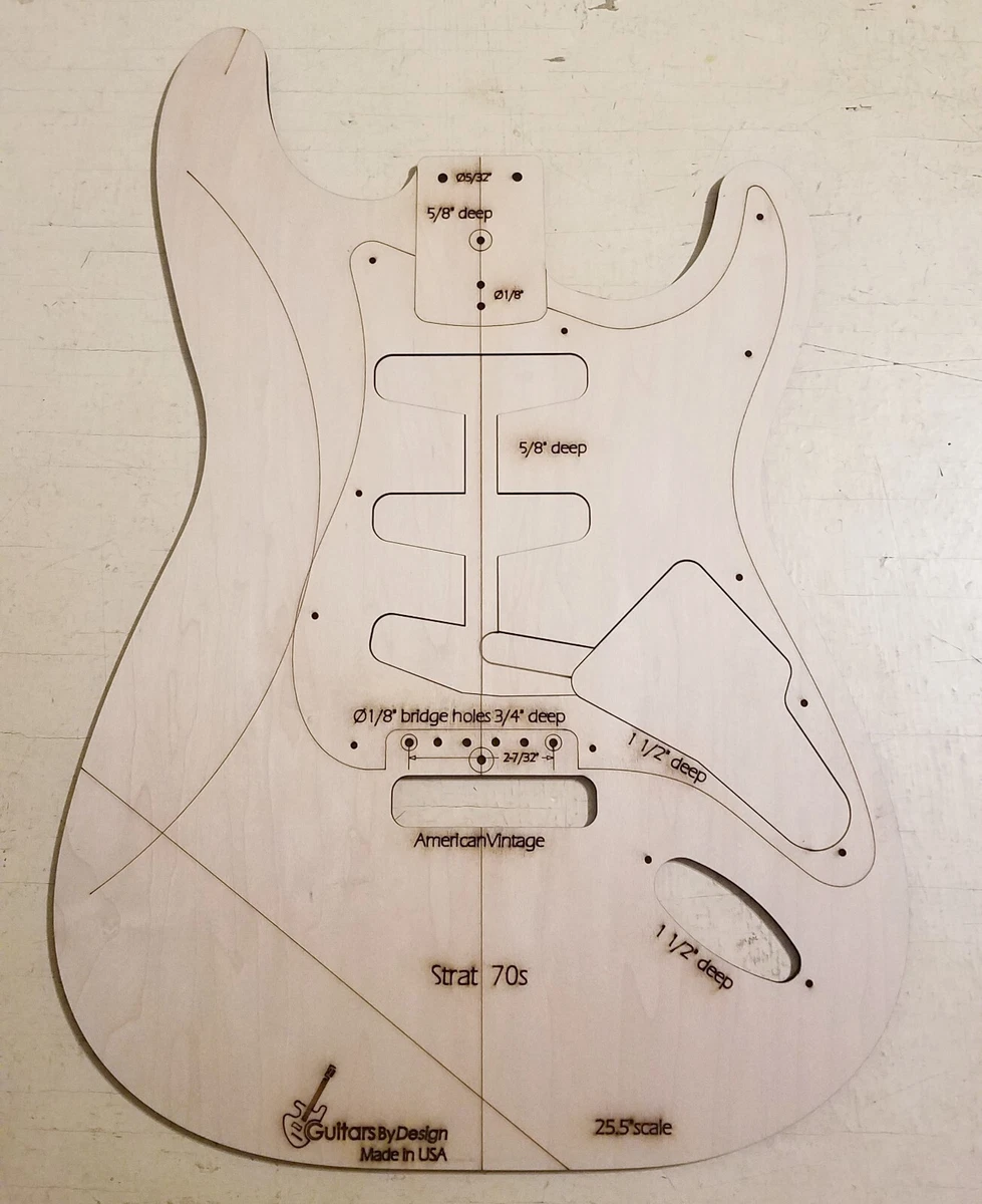 Fender Stratocaster Body Dimensions
