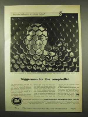 1956 3M EC-1357, EC-1177 Adhesive Ad - Comptroller | eBay