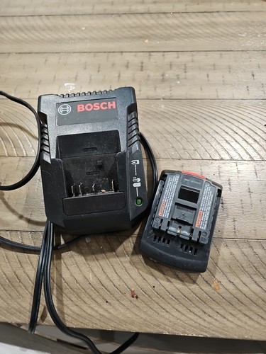 Bosch 18V BC660 Battery Charger w/ Battery Bat609 Lithium-Ion Li-Ion ...