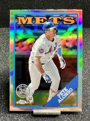 2023 Topps Chrome Update ‘88 PETE ALONSO #88CU4 New York Mets FREE ...