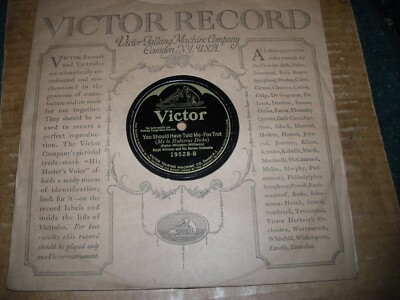 1925 VICTOR 78/Ralph Williams & His Rainbo Orch./Jean Goldkette's Orch ...