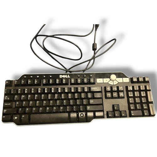 Dell OEM Y-UK-DEL1 Multimedia Wired Keyboard 2 Port USB TH836 TESTED | eBay