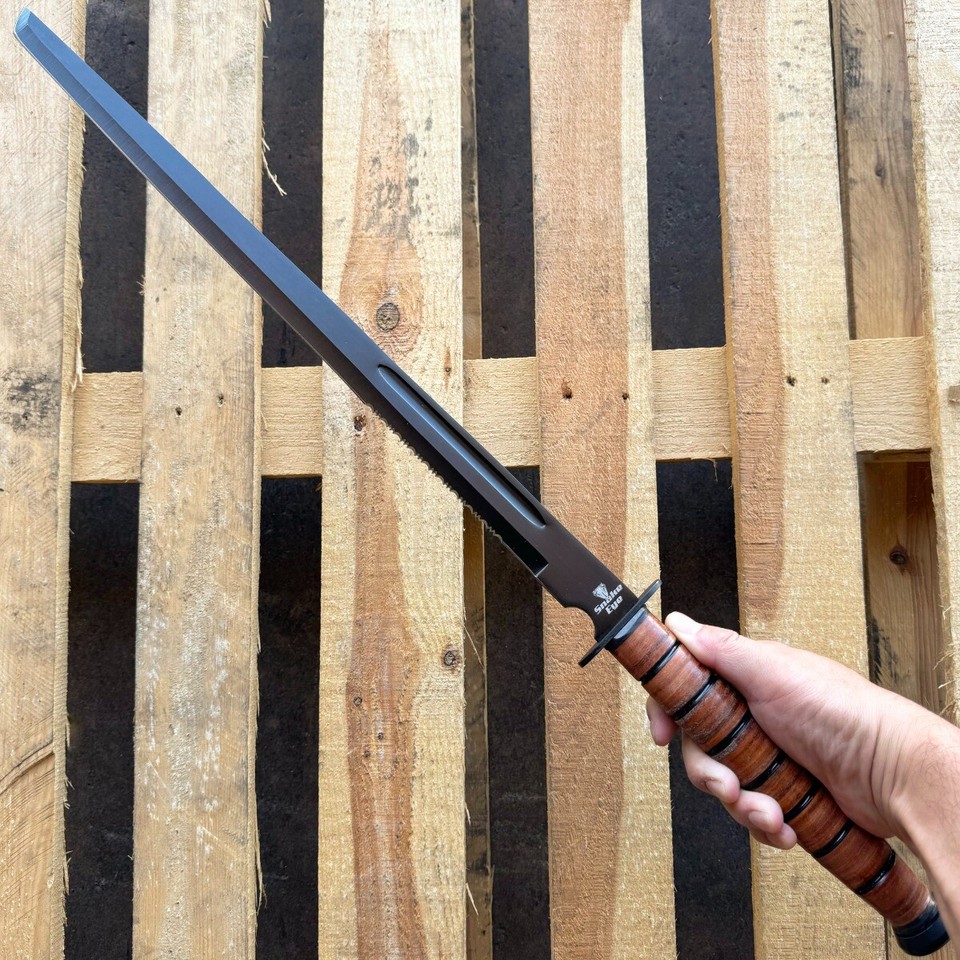 1942 US Combat Sword with Sheath | USMC Replica | Belt Loop | Overall ...