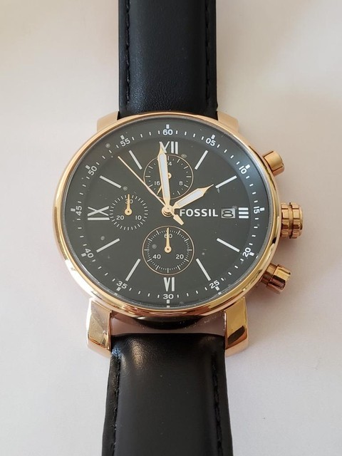 Fossil Rhett Chronograph Men's Black Watch - Bq1008 for sale online | eBay