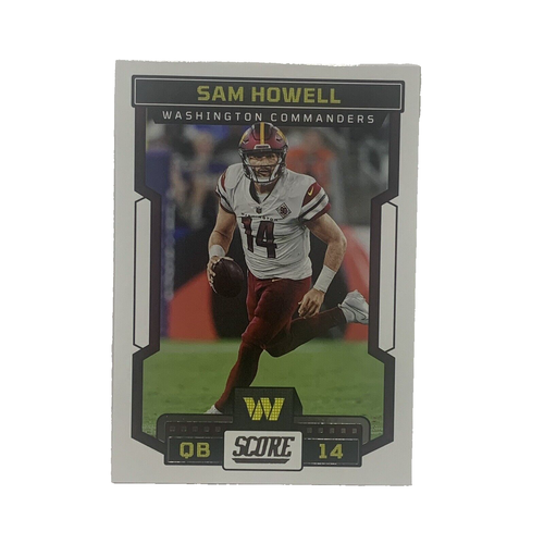 2023 Score Football Card #253 Sam Howell - Washington Commanders | eBay