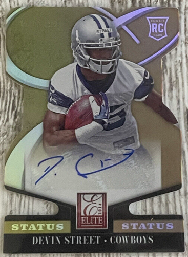 2014 Panini Elite - Rookie Devin Street #164 Status Gold Die-Cut /199 ...