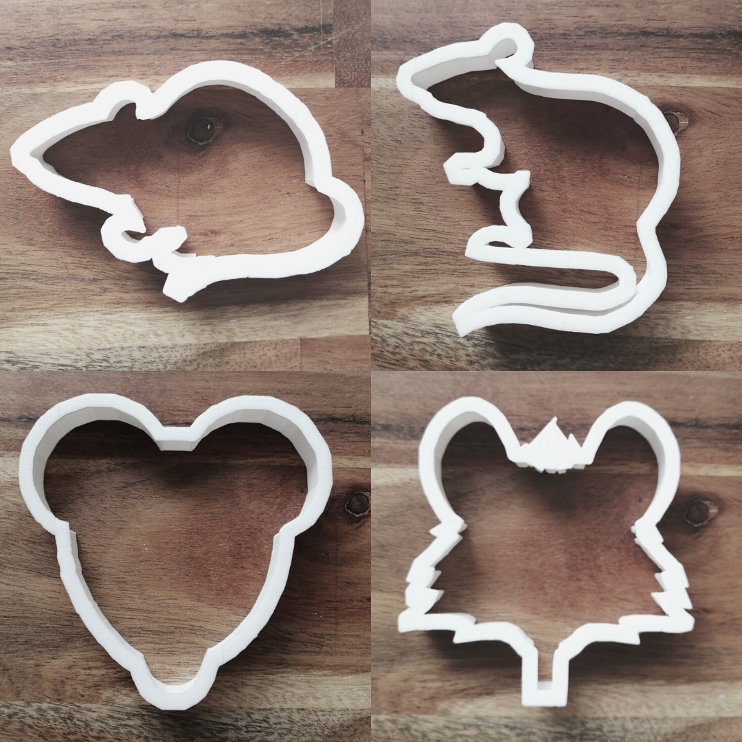 Rat Mouse Cookie Cutter Biscuit Dough Pastry Animal Chinese New Year ...