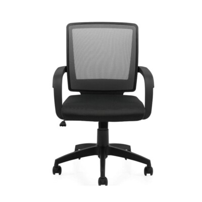 GOF Ergonomic Mesh Office Chair Swivel Desk Seat Center-Tilt High Rise ...