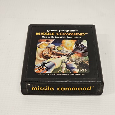 Game Program Atari Missile Command CX2638 Game Cartridge 1981 | eBay