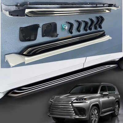 2Pcs fits for Lexus LX600 2022 2023 Fixed Side Step Running Board Nerf ...