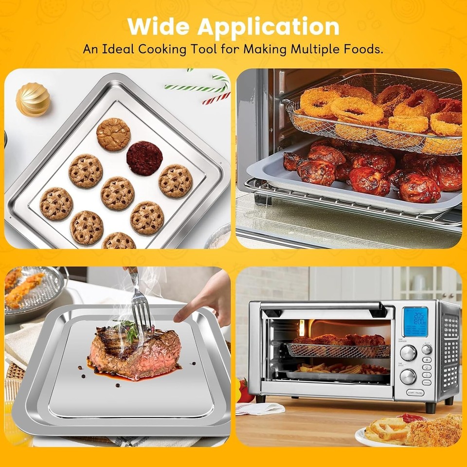 Air Fryer Grill Pan for Emeril Lagasse Everyday 360 Fryer 12''×10 ...