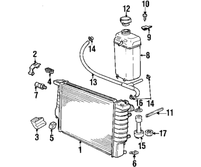 BMW 32411712735 GENUINE OEM OVERFLOW HOSE CLAMP | eBay