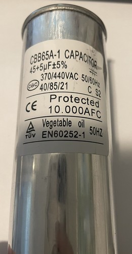 45+5 MFD 370/440V 50/60Hz Dual AC Motor Run Capacitor CBB65A-1 | eBay