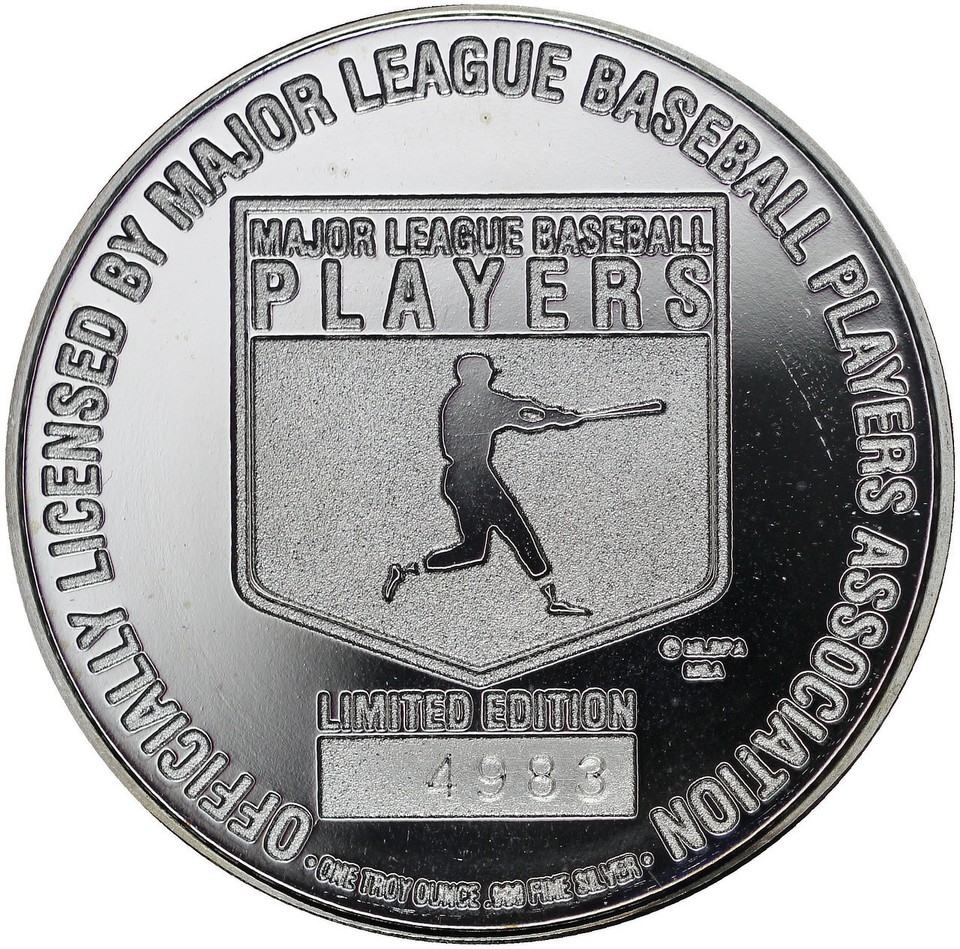 Highland Mint MLB Mike Piazza 1 oz .999 Fine Silver Round | eBay