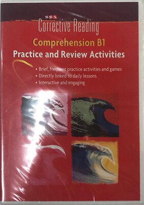 SRA Corrective Reading Comprehension Skills B1 Practice Review CD-Rom 2008 | eBay