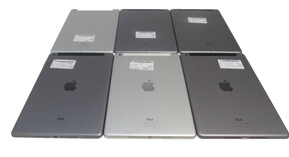 Job Lot of 6 x Apple iPad Air 1st Gen 16GB Smart Tablet - A1475 | eBay UK