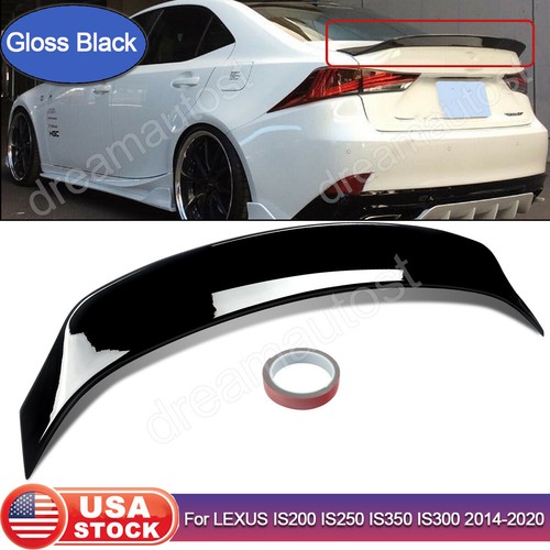 Gloss Black Duckbill Rear Trunk Spoiler Wing For Lexus IS200 IS250 ...