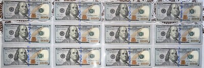 (12) $100 DOLLAR NOTES ⭐️ 2009 Star Notes $1200 FACE VALUE LOT ⭐️RARE ...