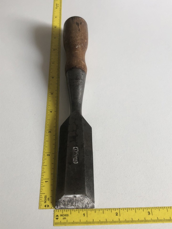 Stanley Everlasting Chisel No.20 Rare 1 1/4”Antique Vtg CabinetMaker ...