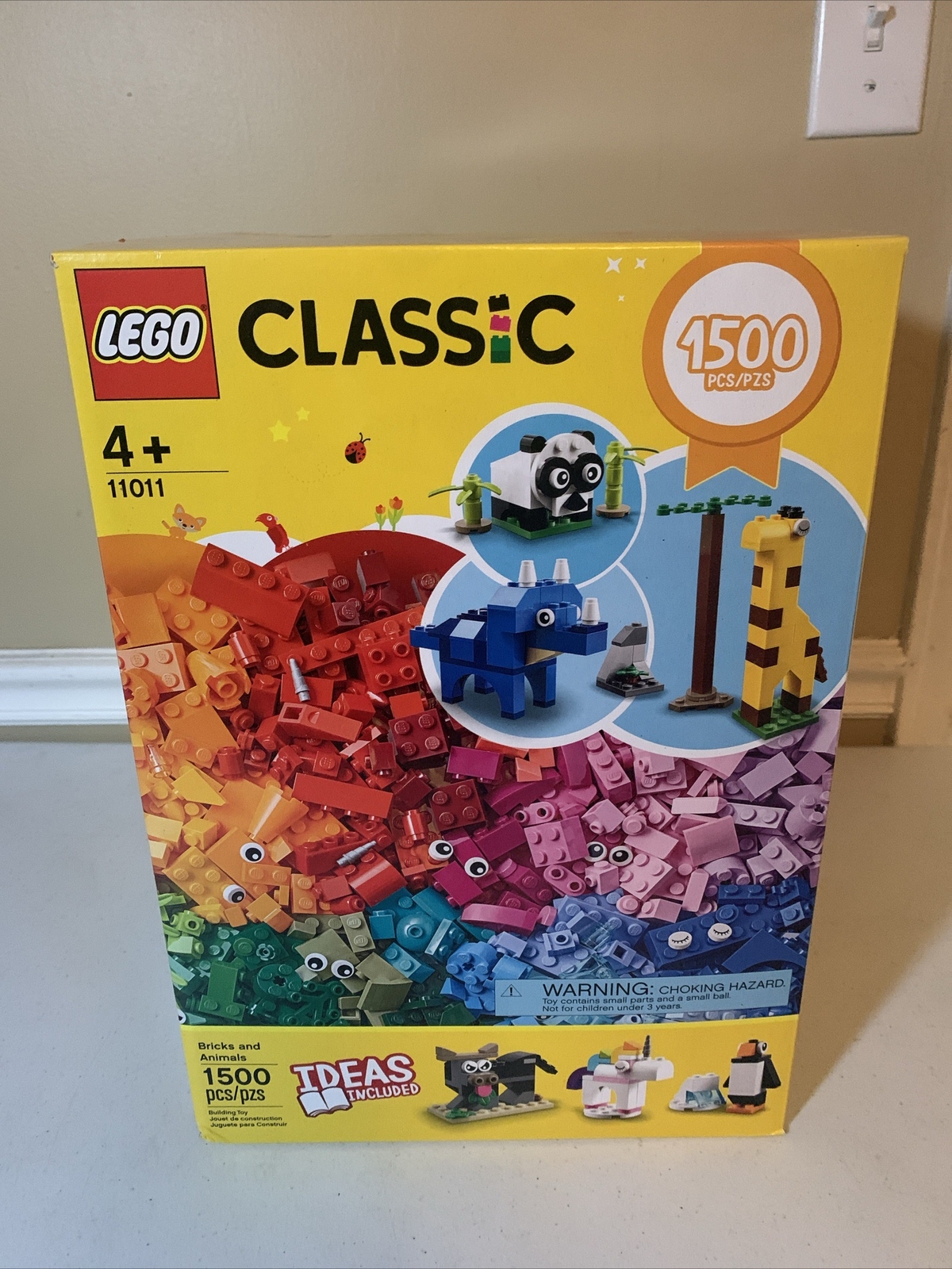 Lego Classic Bricks and Animals (11011) 1500 Pieces Ages 4 and over New ...