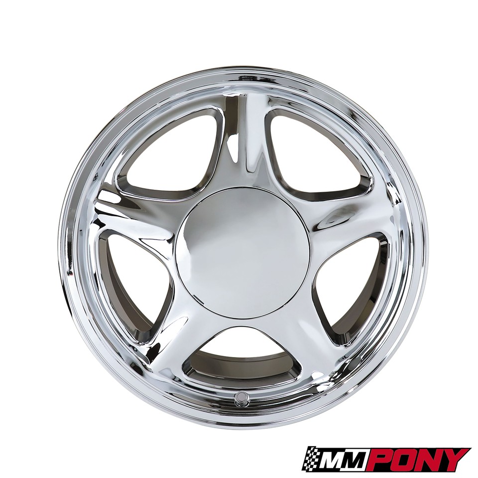 CA 1979-1993 17X8 Chrome 4 Lug Pony Wheel 196731110238| eBay