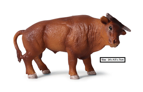 14cm Mini Cow Bull Ox Buffalo Cattle PVC Toy Animal Figure Kids Gift | eBay