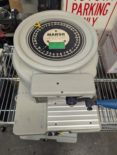 Marsh H 1/2" Hand Operated Diagraph Stencil Cutting Machine EXCELLENT ...