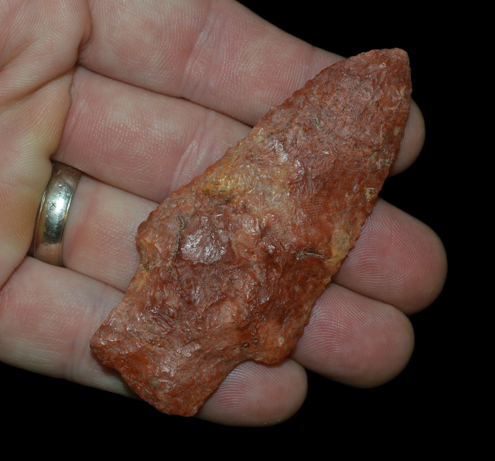 STEMMED LANCEOLATE SHELBY CO MO INDIAN ARROWHEAD ARTIFACT COLLECTIBLE ...