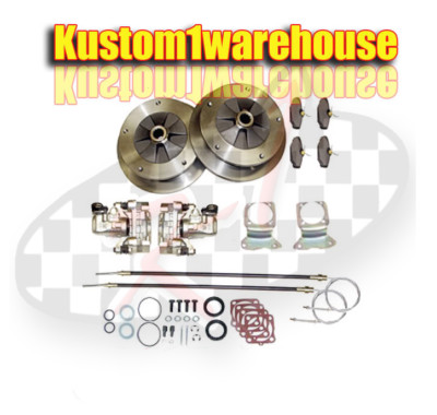 Rear disc brake kit conversion w/emergency brake VW Bug 5 on 205 bolt ...