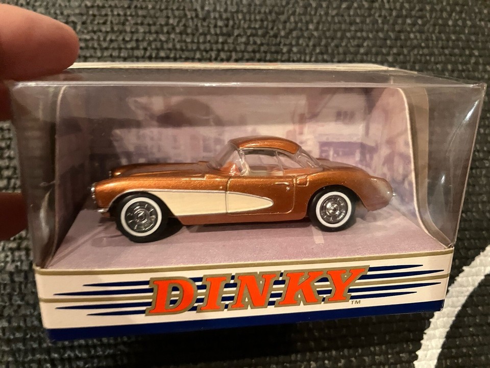Matchbox Dinky 1956 Chevrolet Corvette (DY-23B) 1:43scale bronze gold ...