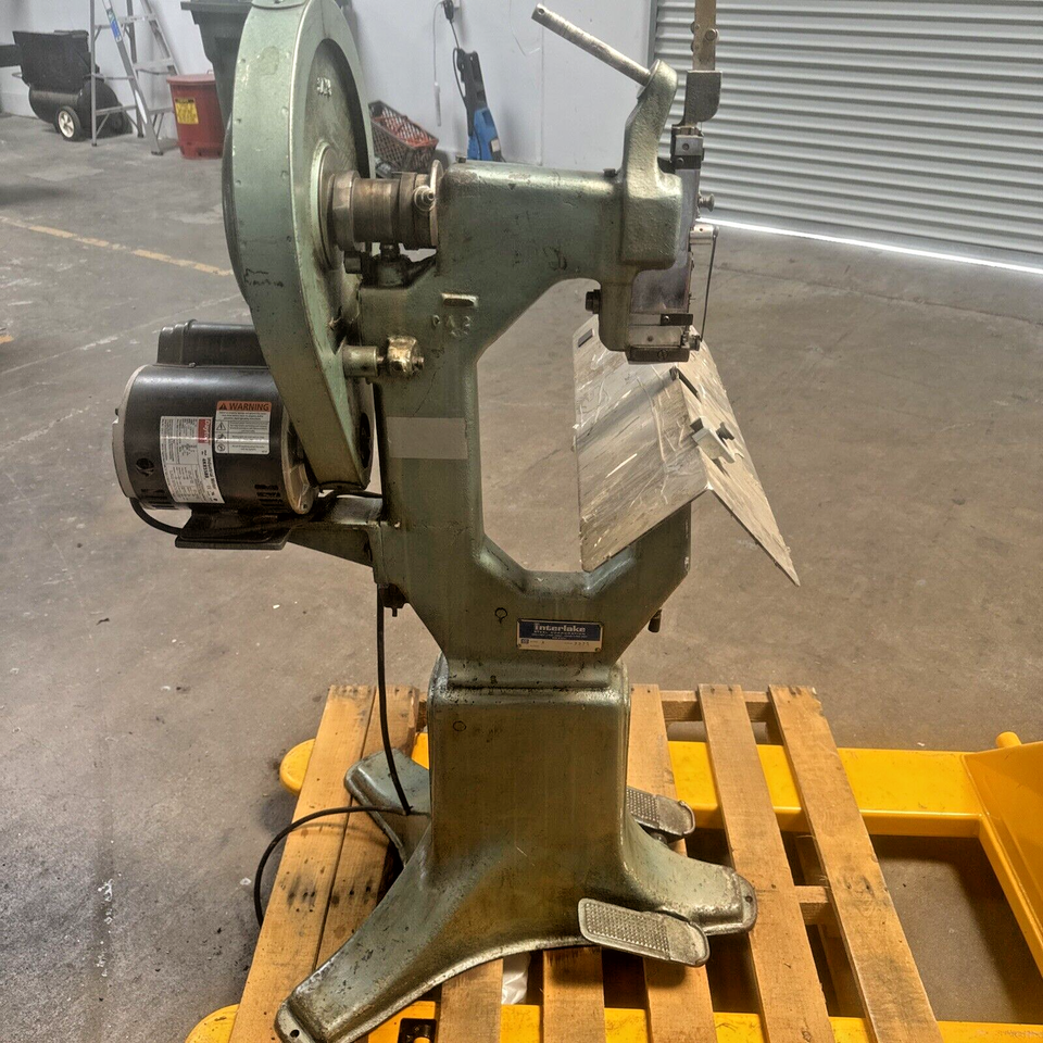 Leach Interlake Steel Stitcher Model A, Saddle Single Head Industrial Stapler | eBay