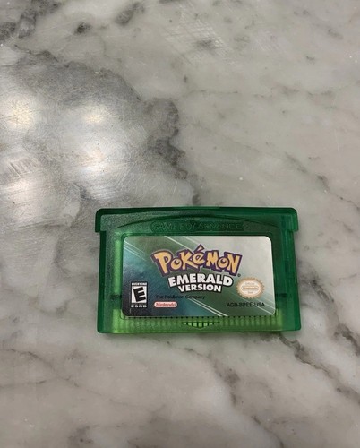 GBA Pokemon Emerald Version (Game Boy Advance, 2005) Cartridge Game ...