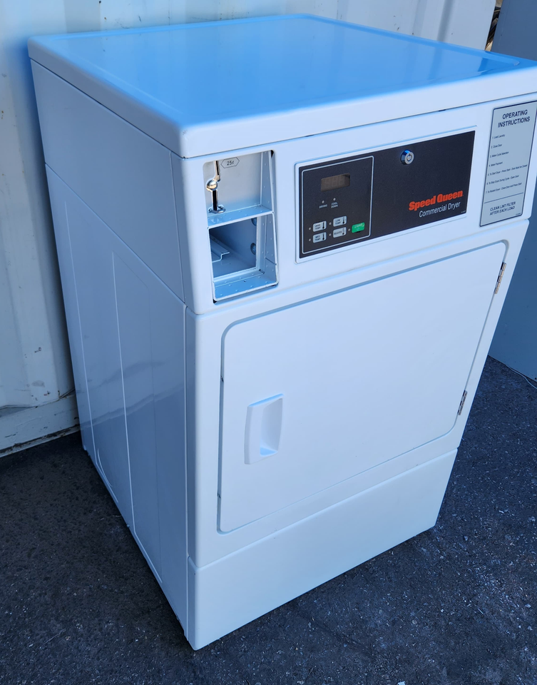 SPEED QUEEN COIN-OP RRONTLOAD ELECTRIC DRYER M:SDEBCAGS171TW01 SN ...
