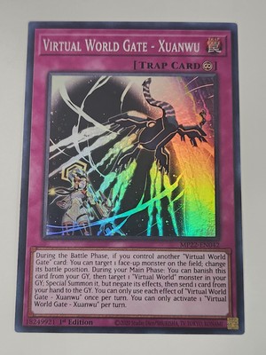 Yugioh Virtual World Gate Xuanwu Super Rare 1st Edition MP22 EN042 Buy3 ...