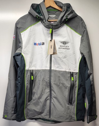 Bentley Motorsport Team Lightweight Waterproof Jacket Hooded Mobil 1 ...
