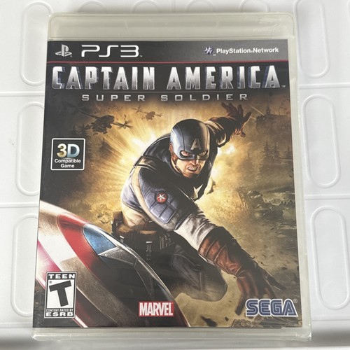 Captain America: Super Soldier- Sony PlayStation 3 PS3 (2011) Brand New ...