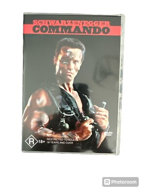 Commando Arnold Schwarzenegger Region 4 DVD Free Post Like New ...