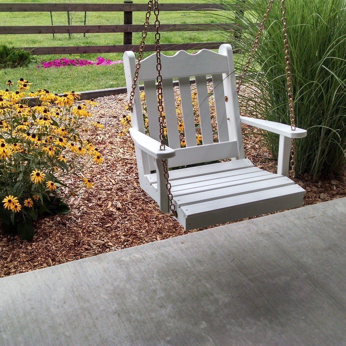Pine Royal English Chair Swing - Made in USA | eBay