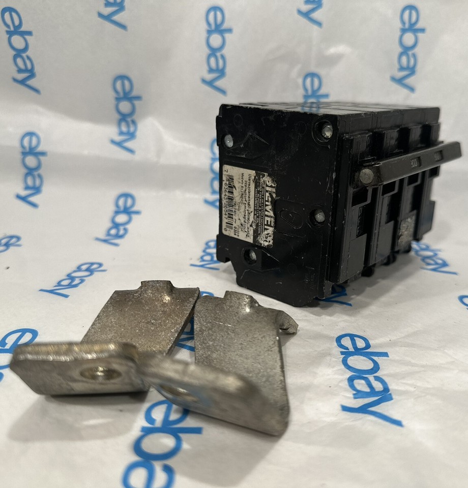 SIEMENS 4 Pole 200 AMP Type EQ 120/ 240 V Main Circuit Breaker, EQ9985 ...