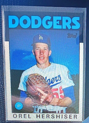 OREL HERSHISER 1986 TOPPS TIFFANY #159 DODGERS | eBay
