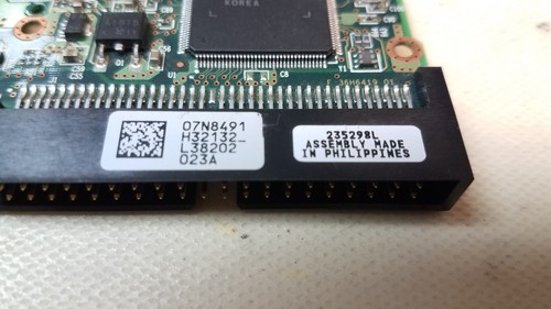 IC35L040AVVA07-0, 07N8491 H32132_, PN 07N8082, IBM 41.1GB IDE 3.5 PCB ...