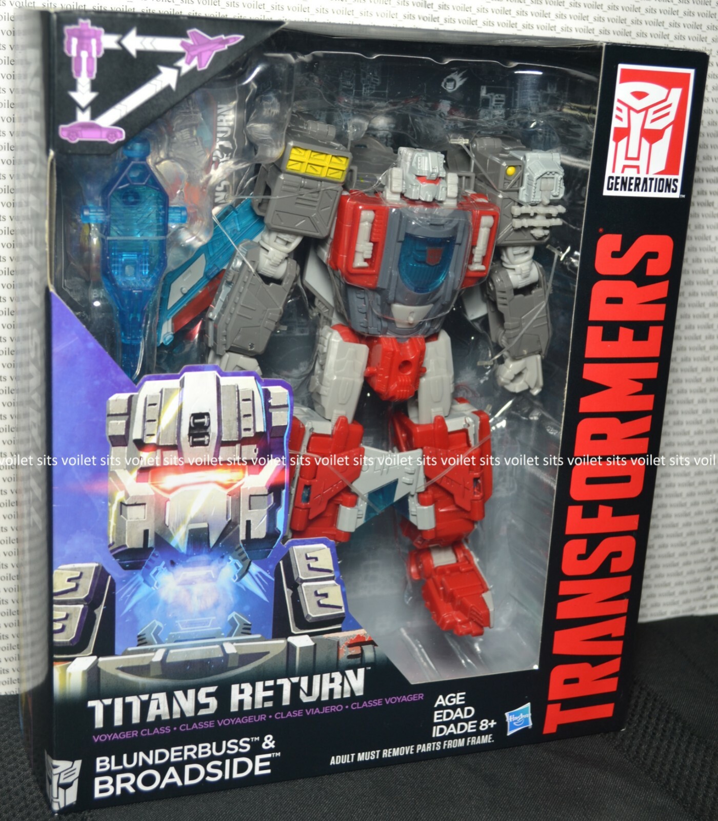 Transformers Generations Titans Return Voyager Class Broadside and ...