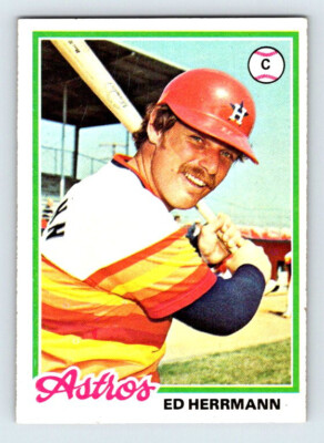 ED HERRMANN Houston Astros 1978 Topps Baseball Card B203 | eBay
