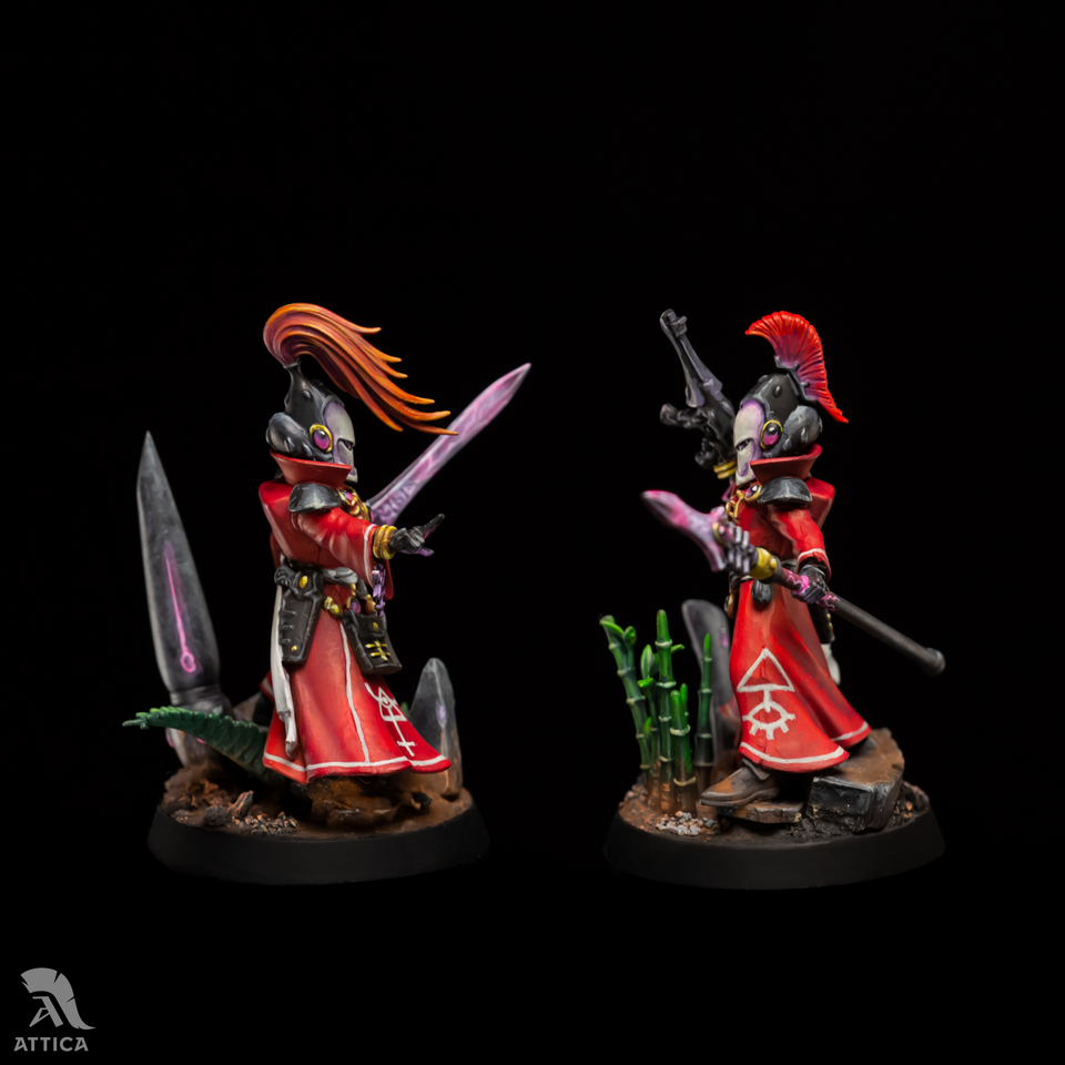 Warlocks Aeldari painted figure Warhammer 40k Pre-Sale | Art | eBay UK