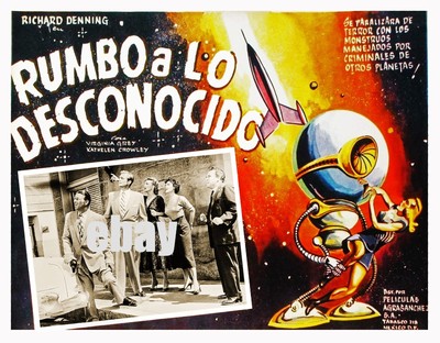 Sci Fi TARGET EARTH Alien Robots R Denning K Crowley Strange Mexican ...