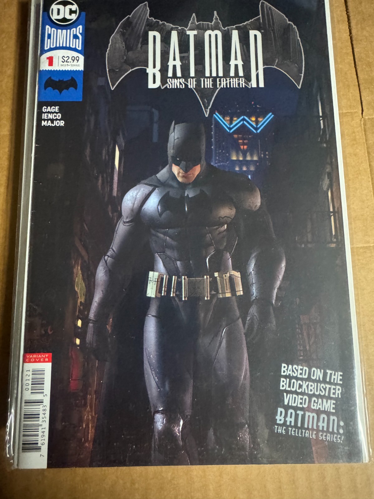 Batman Sins of the Father #1 2018 DC Comics Variant Cover Telltale ...